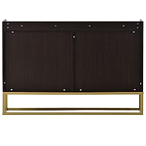 SEASD Sideboard Buffet Adjustable Shelf Metal Legs with Large Storage Space for Dining Room, Entryway.