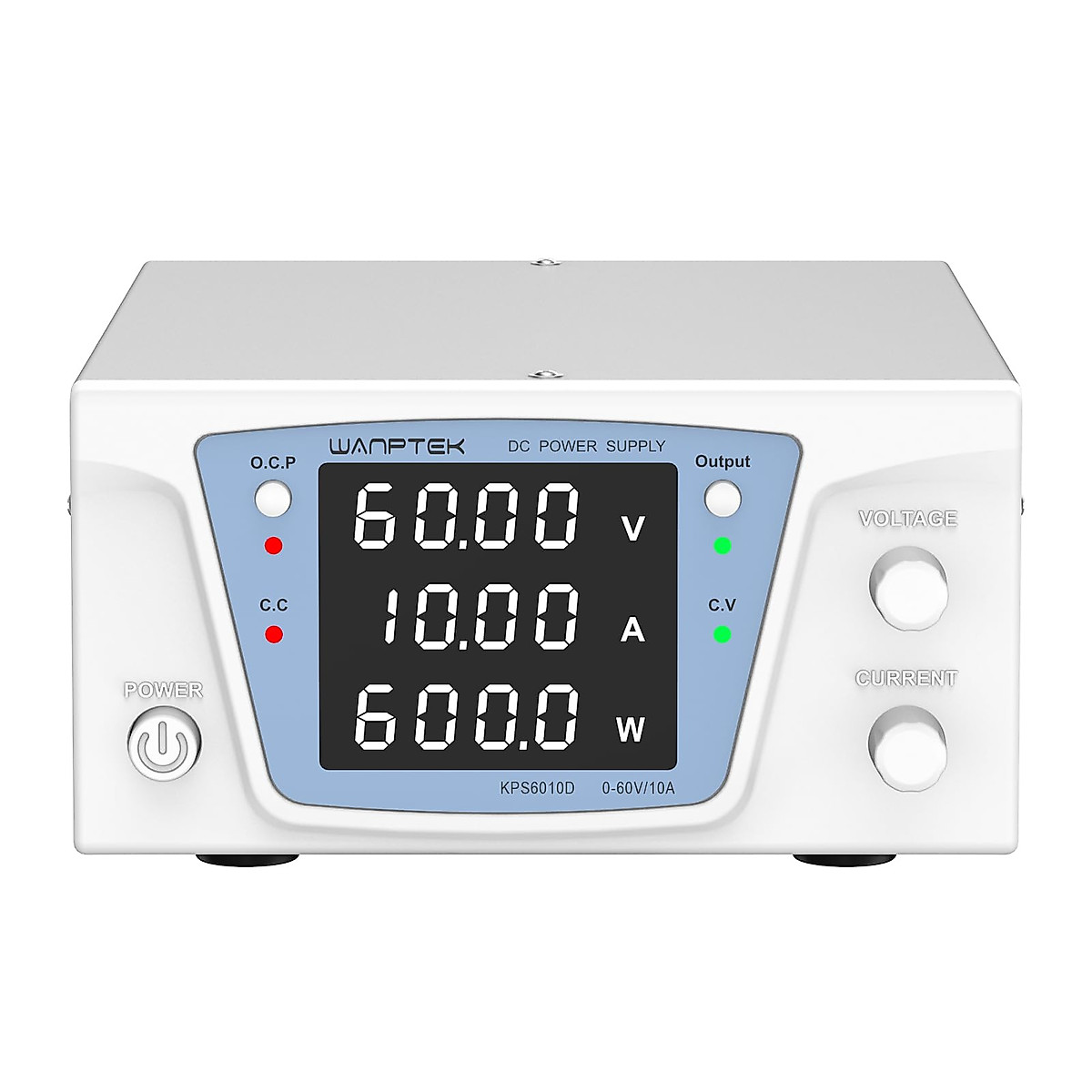 Cousopo DC Power Supply Adjustable DC Power Supply Lab Power Supply DC Bench Power Supply DC Power Supply Variable WANPTEK DC Power Supply Variable 60V 10A Bench Power Supply High Power with 4-Digit