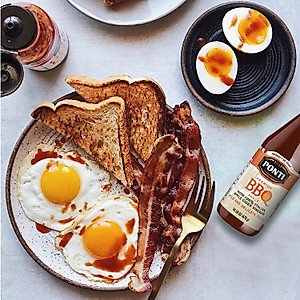 1787 PONTI Chef Premium BBQ Glaze with 100% Italian Apple Cider Vinegar - Thick Texture, Delicate taste with Pleasingly Fruity, Tangy Flavor - Perfect Blend of Spices and Seasonings - 16.58 OZ