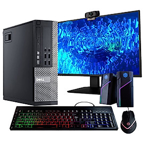 Dell Optiplex 7020 Desktop Computer | Quad Core Intel i5 (3.2) | 16GB DDR3 RAM | 500GB SSD Solid State | Windows 10 Professional | New 22in LCD Monitor | Home or Office PC (Renewed)