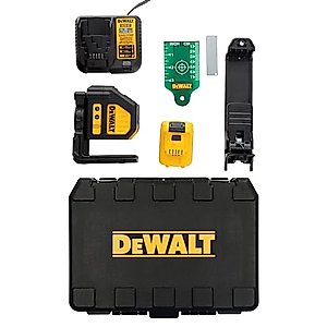 DEWALT 12V MAX Laser Level, Cross Line Laser, Green (DW088LG)