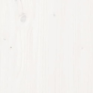 Aisifx Shoe Cabinet White 23.6"x13.4"x41.3" Solid Wood Pine