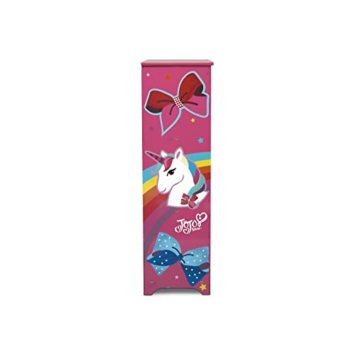 Delta Children Deluxe 3-Shelf Bookcase - Ideal for Books, Decor, Homeschooling & More - Greenguard Gold Certified, JoJo Siwa