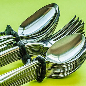 Simplifi It Black Silicone Rubber Twist Ties (24 PC.) - SI-SRT24B