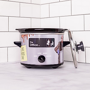 Uncanny Brands The Office 2qt Slow Cooker- Cook Kevin's Famous Chili - Small Appliance