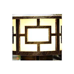 Solar Light European Style LED Column Head Lamp Fence Door Post Lamp Villa Home Garden Garden Light Outdoor Light Garden Lamp (Size : 300mm)