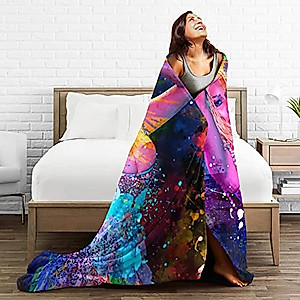 Wjikan Nicki Rapper Minaj Super Soft Micro Fleece Blanket Home Decoration Warm Flannel Blanket 80x60 Black