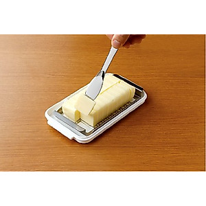Stainless Butter Cutter & Case Btg2dx (With a Butter Knife)(Japan Import)