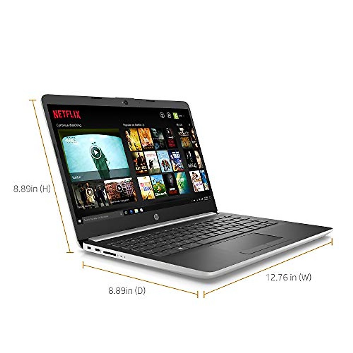 HP 2020 14" Laptop Computer/Intel Celeron N4000 up to 2.6GHz/ 4GB DDR4 RAM/ 64GB eMMC/ 802.11ac WiFi/Bluetooth 4.2/ Intel UHD Graphics 605/ Office 365 Personal 1-Year/Natural Silver/Windows 10