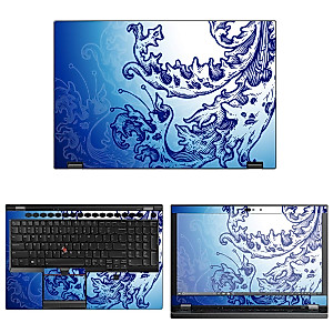 Decalrus - Protective Decal Skin Sticker for Lenovo ThinkPad P53 (15.6" Screen) case Cover wrap LEthnkpd15_P53-176