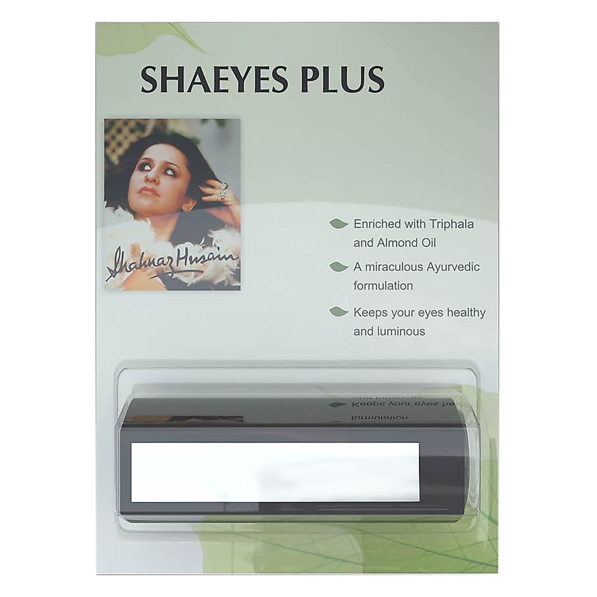 Shahnaz Husain Herbals Natural Kajal | Shaeyes Plus | Long-Lasting Kajal for Eyes | Goodness of Natural Oils and Herbal Extract | 2 grams