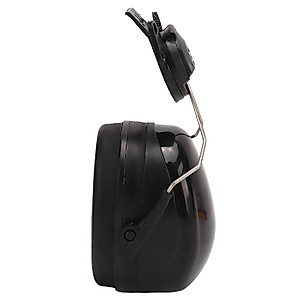 Dilwe Outdoor Earmuffs, Protective Soundproofing Earmuffs/Noise Reduction Helmet Soundproofing Earmuffs (Black) Other tactical supplies