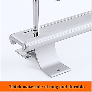 Retractable Closet Pull Out Rod Heavy Duty Pull-Out Retractable Wardrobe Valet Rod Storage Rack Hanger Extender Top Mount Hanging Telescopic Rail Wardrobe Clothes Clothes Rail Ideal for Closet (Color
