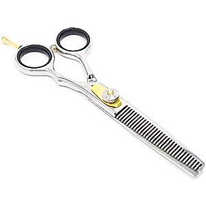 Equinox International, Professional Hair Scissors, Japanese Stainless Steel-Barber Hair Cutting Texturizing Thinning Razor Edge Series Teeth Shears for Men/Women/Kids/Salon & Home-6.5" Overall Length