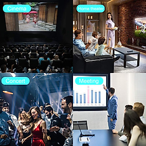 tisino XLR Female to 1/4" TRS Adapter, Balanced Female XLR to Quarter Inch 6.35mm Male Adapters - 2 Pack