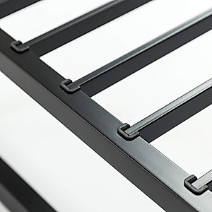 ZINUS Quick Lock Metal Smart Box Spring, 7.5 Inch Mattress Foundation, Strong Metal Structure, Easy Assembly, King, White