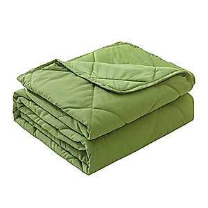 ZonLi Cooling Blanket, 60x80IN Double-Sided Lightweight Summer Cool Blanket for Sleeping with Arc-Chill Q-MAX>0.4 Technology Fabric, Bed Blankets for Night Sweats Hot Sleepers.(Green)