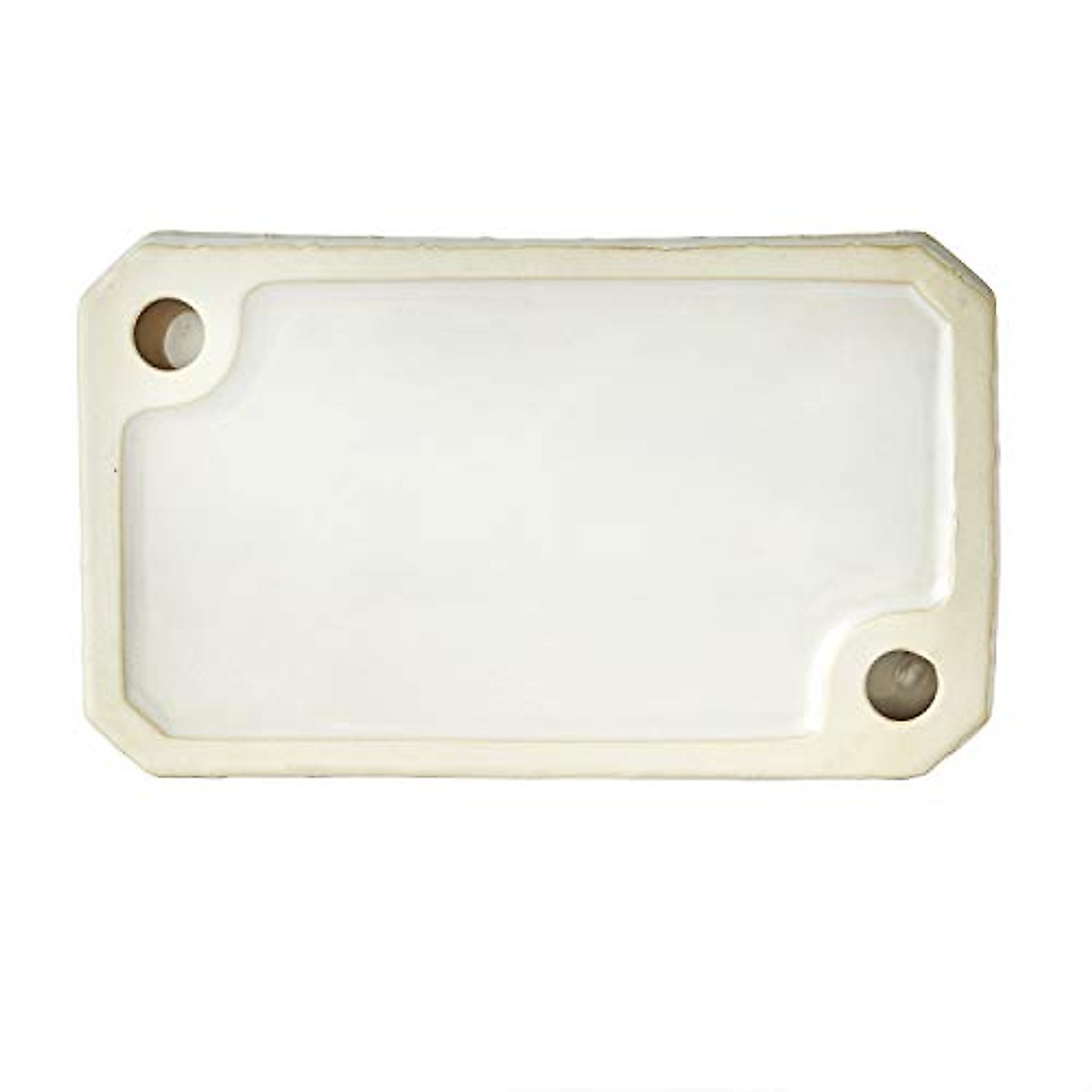 SKL Home Vern Yip Bamboo Lattice Tray, White