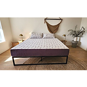 Sleep Touch Lavender Luxury -10inch, Made in USA, Gel-Infused Memory Foam Mattress & Pillows, CertiPUR-US Certified, Bed-in-a-Box (Eastern King)