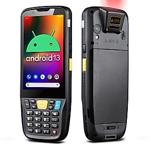 Chainway MC62 Wireless Android Barcode Scanner Handheld with Integrated Zebra 2D/1D/QR Code Reader, Android 13, Google Play, WiFi, NFC, GPS, Bluetooth, Keypad, for Inventory Scanning (Build Your Own)