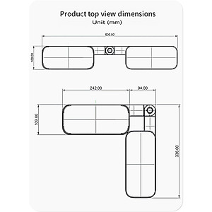 Multifunctional Wall-Mounted U-Shaped Rotating Storage Corner Shelf, Wall-Mounted No-Punching Corner Shelf, for Bathroom Living Room & Kitchen (White)