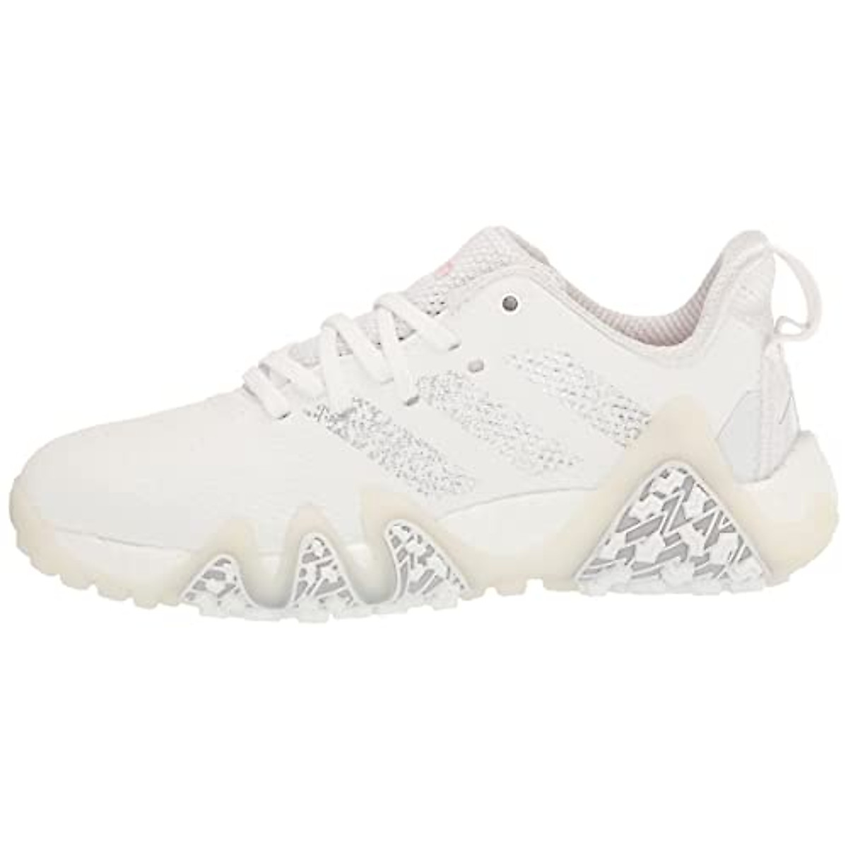 adidas Women's W CODECHAOS 22 Golf Shoe, FTWR White/Silver Met./Clear Pink, 8