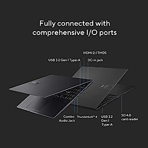 ASUS Vivobook 16X OLED Laptop, 16” 3.2K 120Hz Display, Intel Core i9-13900H CPU, NVIDIA Geforce RTX 4050 GPU, 16GB RAM, 1TB SSD, Windows 11 Home, Indie Black, K3605VU-ES94