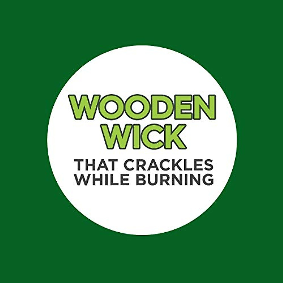 Coleman Scented Outdoor Citronella Candle with Wooden Crackle Wick - 6 oz