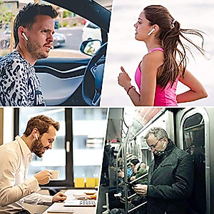 WixGear Bluetooth 5.0 Wireless Earbuds with Charging Case, HD Stereo Sound Earphones, 30H Playtime with Charging Case, IPX5 Waterproof with Built-in Microphone for Work/Travel/Gym