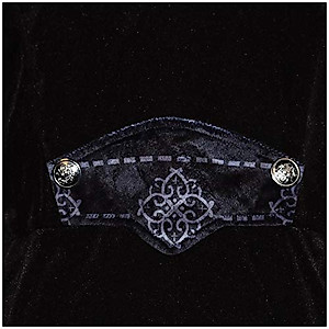 Crubelon Men Steampunk Vintage Jacket Gothic Victorian Frock Coat Uniform (Small, Black)