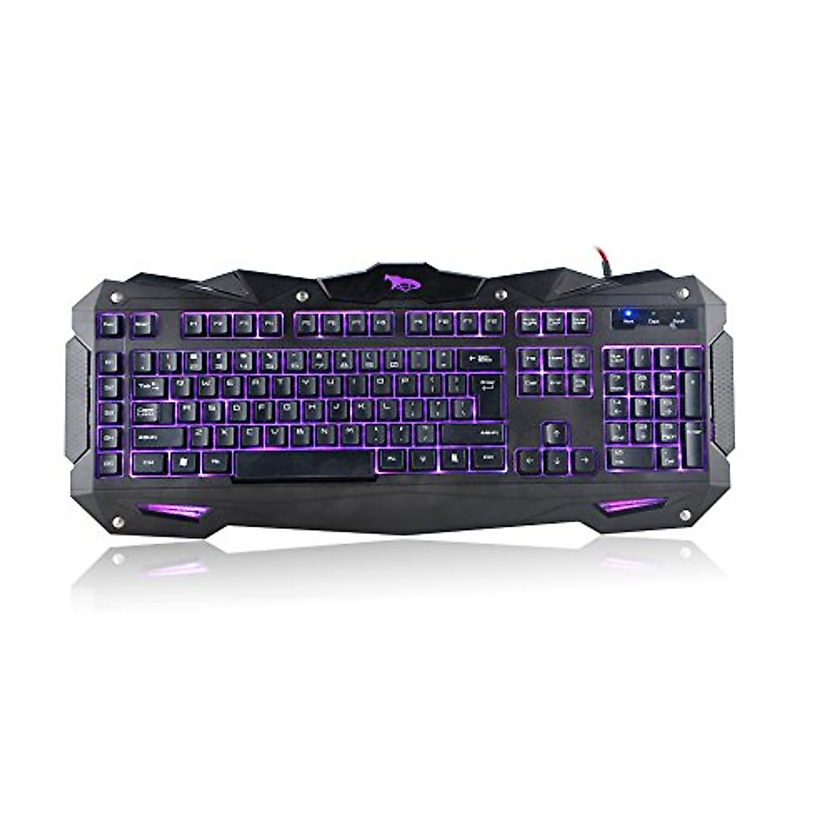 iMicro COBRA 110-Key LED Backlit USB Gaming Keyboard (IM-KBCOBV8)