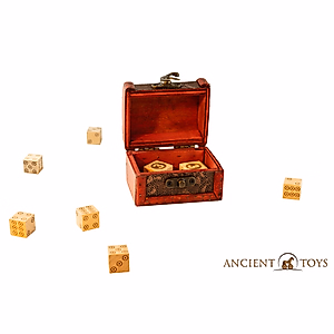 Ancient Toys Viking Dice from A Fast-paced Bluffing Game Similar to Liar’s Dice, Mia, Dudo and Perudo. Great Party Game That is Fun and Easy to Learn!…