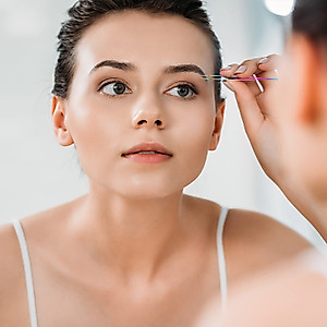 Honoson 6 Pieces Pointed Tweezers Ingrown Hair Precision Needle Point Tip Tweezers Stainless Steel for Nose Facial Hair Eyebrow Blackhead Remover(Rainbow Color)