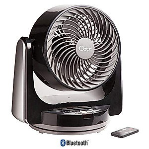 Ozeri Brezza III Dual Oscillating 10" High Velocity Desk Fan with Bluetooth Technology