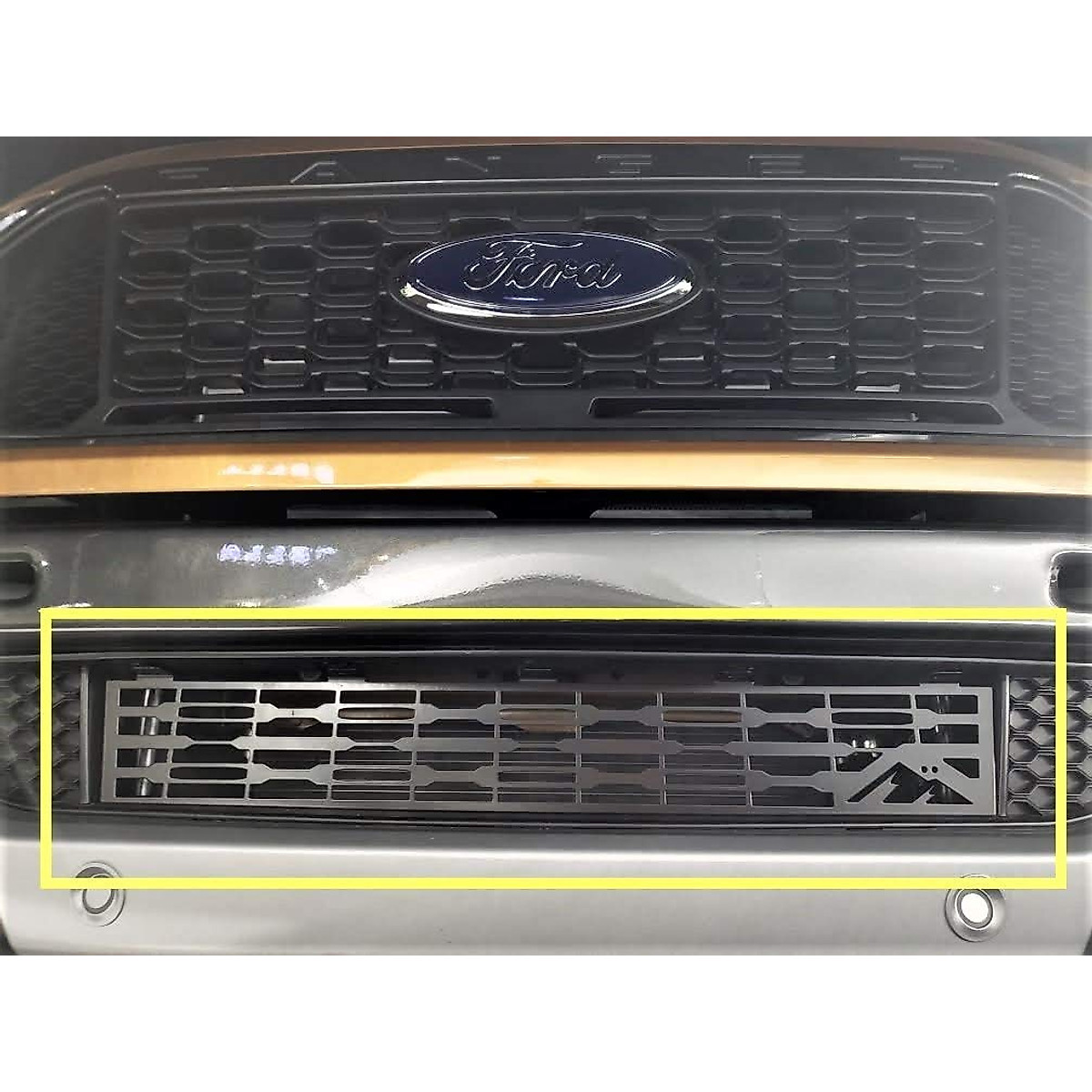 Mountains2Metal “Mod Slots” Edition Powder Coated Black Bumper Grille Insert Fits 2019+ Ford Ranger M2M #200-20-1