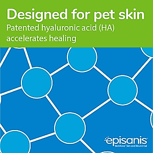 Sentrx Episanis Skin & Wound Gel Spray for Dogs & Cats, Patented BioHance Wound Spray, Cuts, Bites, Hot Spots, Ulcers, 15 ml
