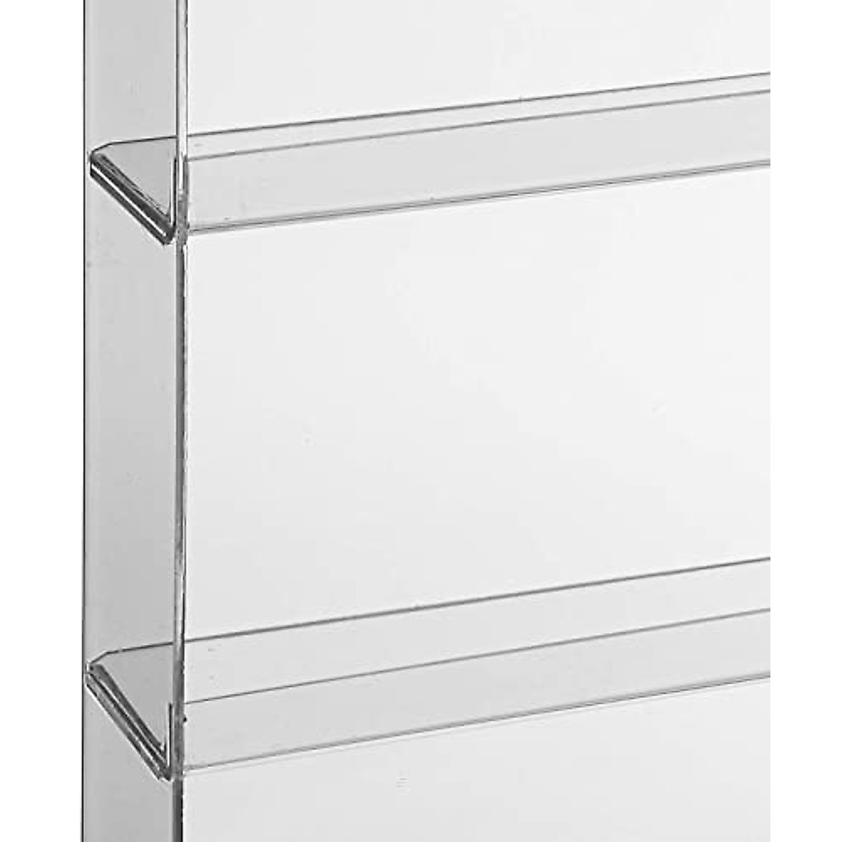 AMT Acrylic Nail Polish Racks for the Wall. CLEAR Nail Polish Display. Young Living Essential Oils Organizer. Holds up to 180 Btls. Plus a Microfiber Cloth for Cleaning Purposes (6 Tier- 180)