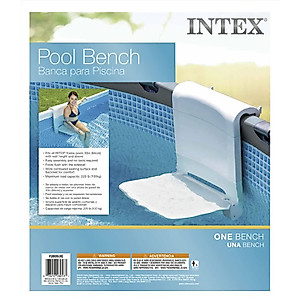 Intex Pool Bench, Foldable Seat for Above Ground Pools