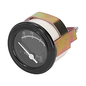 BOLORAMO 3015235, Stable Running 12V 24V Generator Voltmeter Waterproof Generator Voltage Gauge for Industrial