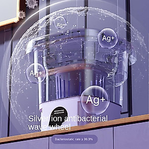 Mini Folding Washing Machine, 8L large-Portable Capacity Dryer. The Deep Cleaning of underwear, Baby Clothes and other small clothes is suitable for travel and dormitory (Touch Screen Control)