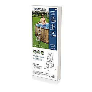 Bestway Flowclear Above Ground Swimming Pool Ladder 48" | Corrosion-Resistant Metal Frame