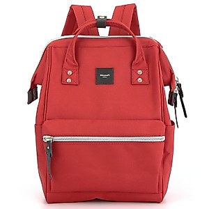 himawari Travel Backpack with USB Charging Port 15.6 Inch Doctor Work Bag laptop backpack for Women&Men (1881-Red36#)