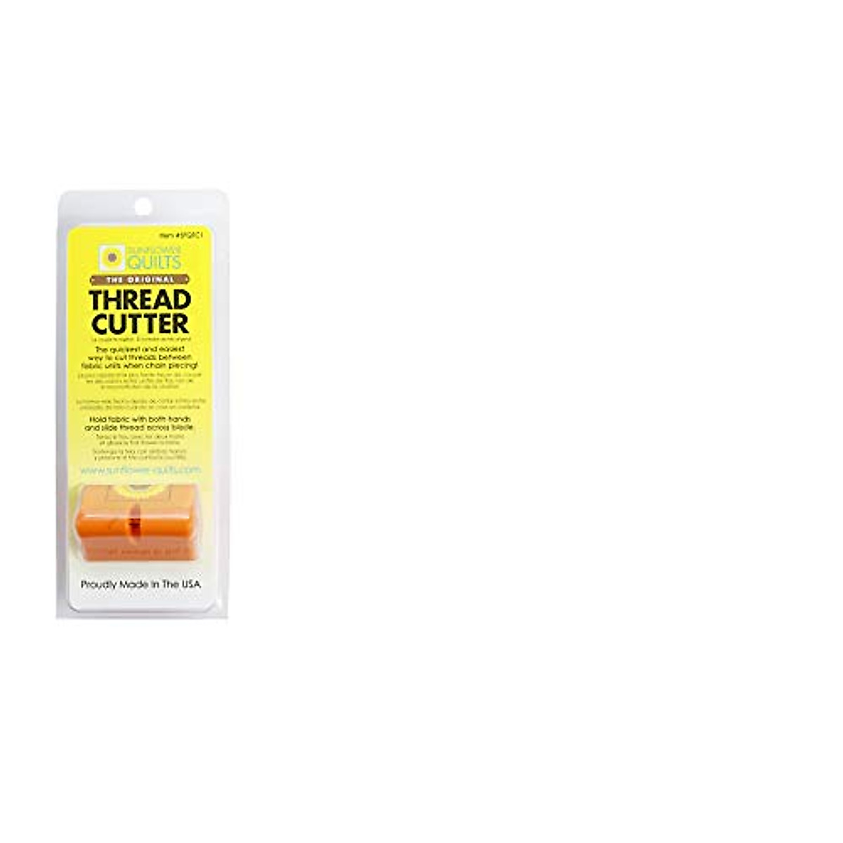 The Original Thread Cutter by Sunflower Quilts (Orange)