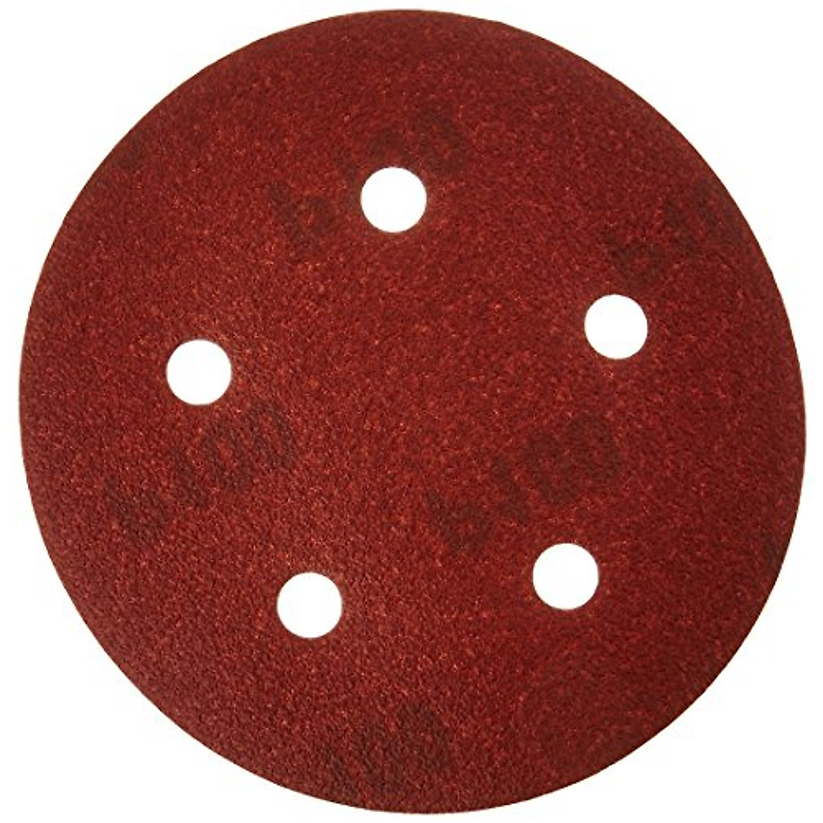 PORTER-CABLE 735501025 5-Inch Hook & Loop Sandpaper, 100 Grit with 5 Holes (25-Pack)