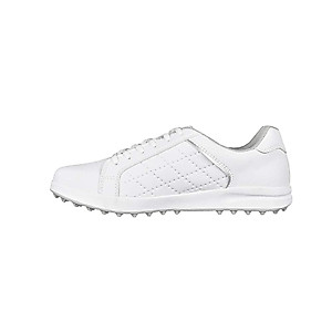Etonic Ladies G-SOK 3.0 Spikeless Golf Shoes White/Silver Size 10 Medium