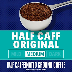 Maxwell House Half Caffeine Ground Coffee (25.6 oz Canister)