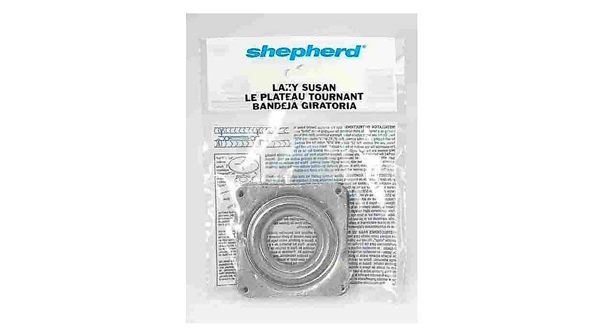 Shepherd Hardware 3-Inch Square Lazy Susan Turntable - Heavy Duty