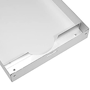 Amazon Basics Aluminum Storage Clipboard - 14" x 9", Two-Tier, Standard Clip