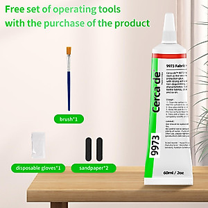 Cerca de Fabric Glue，Liquid Stitch Fabric Adhesive，Mighty mend it Fabric Glue, Strong, Waterproof Glue for Fabric Repair and Permanent Bonding, 2 oz.