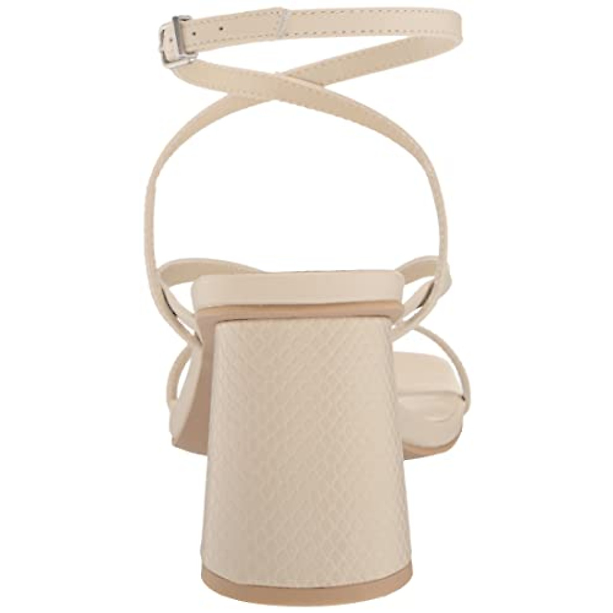 Dolce Vita Women's PAROO Heeled Sandal, Ivory Leather, 8